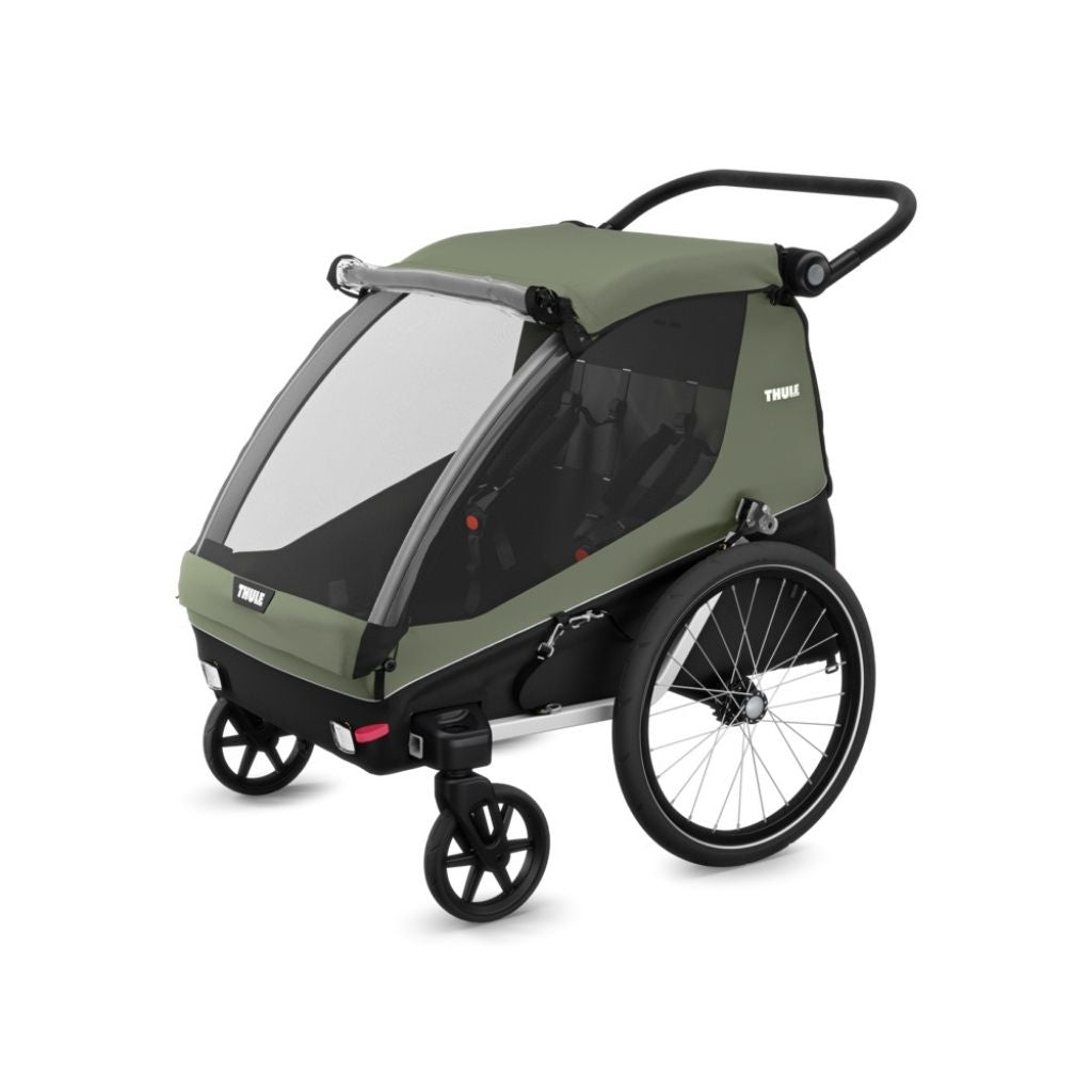 Thule Fietskar Courier Vintage Green | Dreambaby