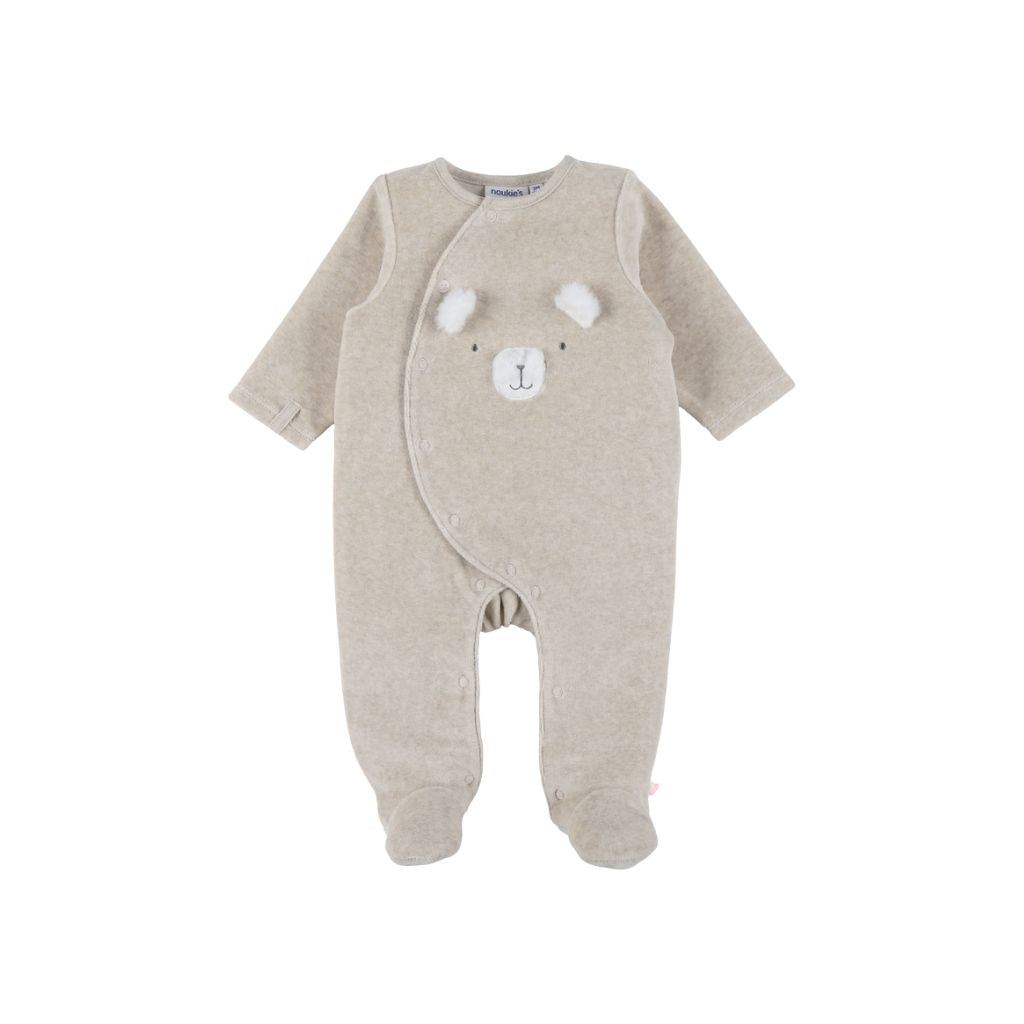 Noukie's Pyjama Orso Fluweel Beige | Dreambaby